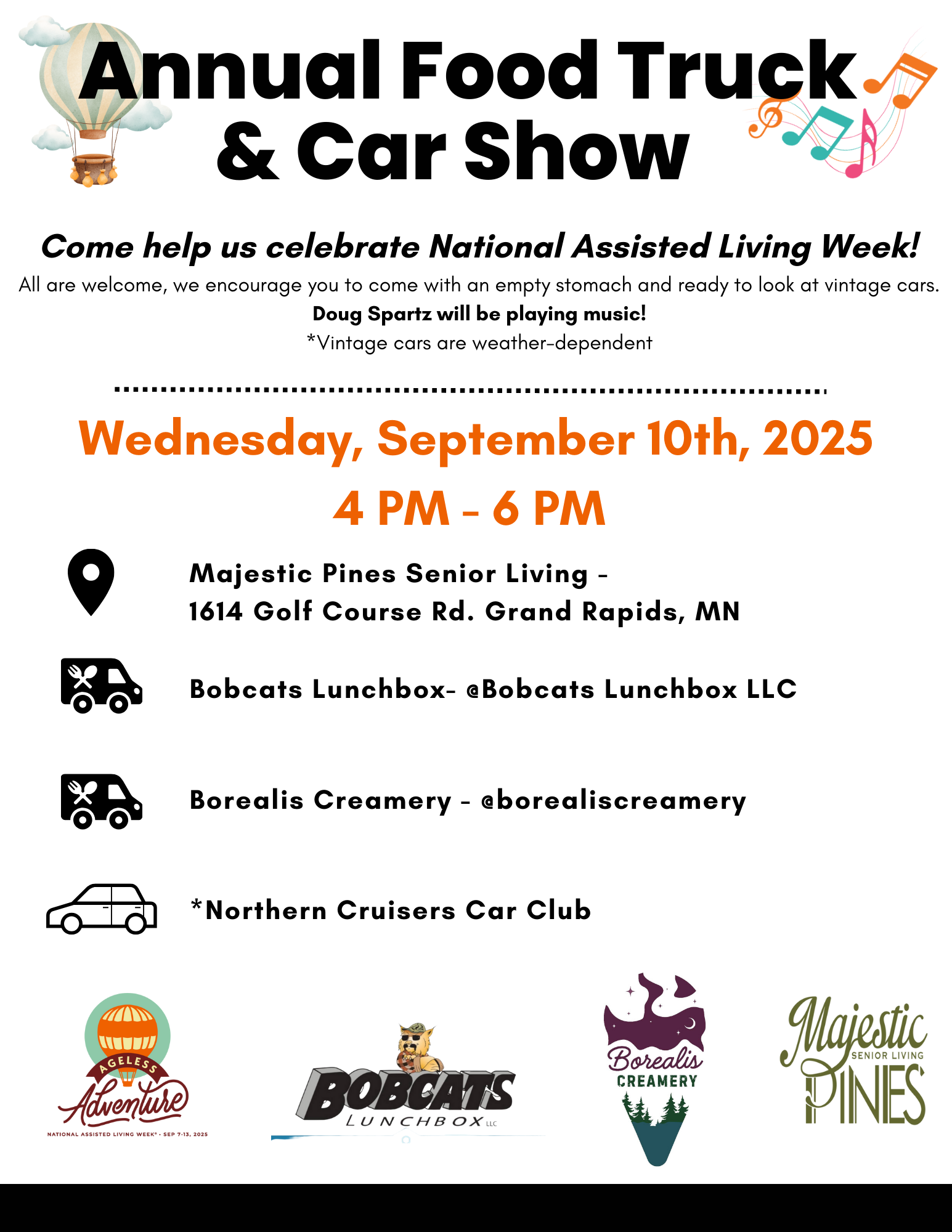 Annual Food Truck & Car Show - Majestic Pines